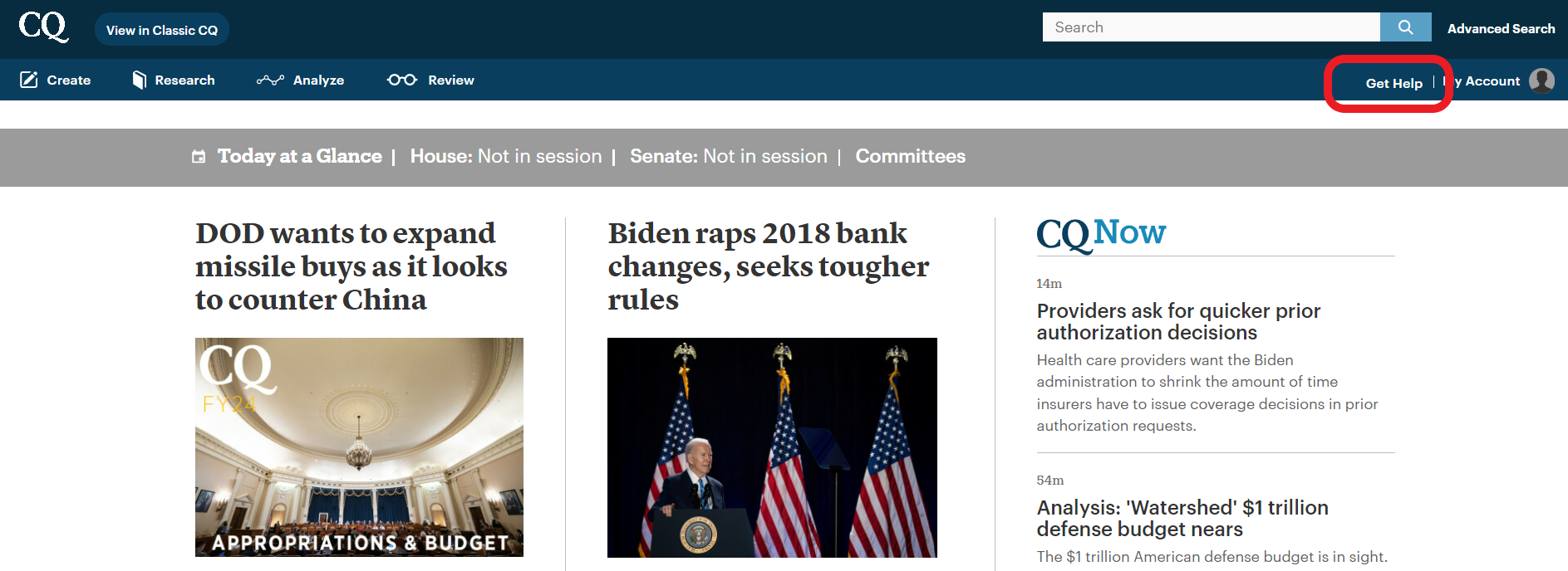 Unable to Log in to CQ Federal Account – CQ