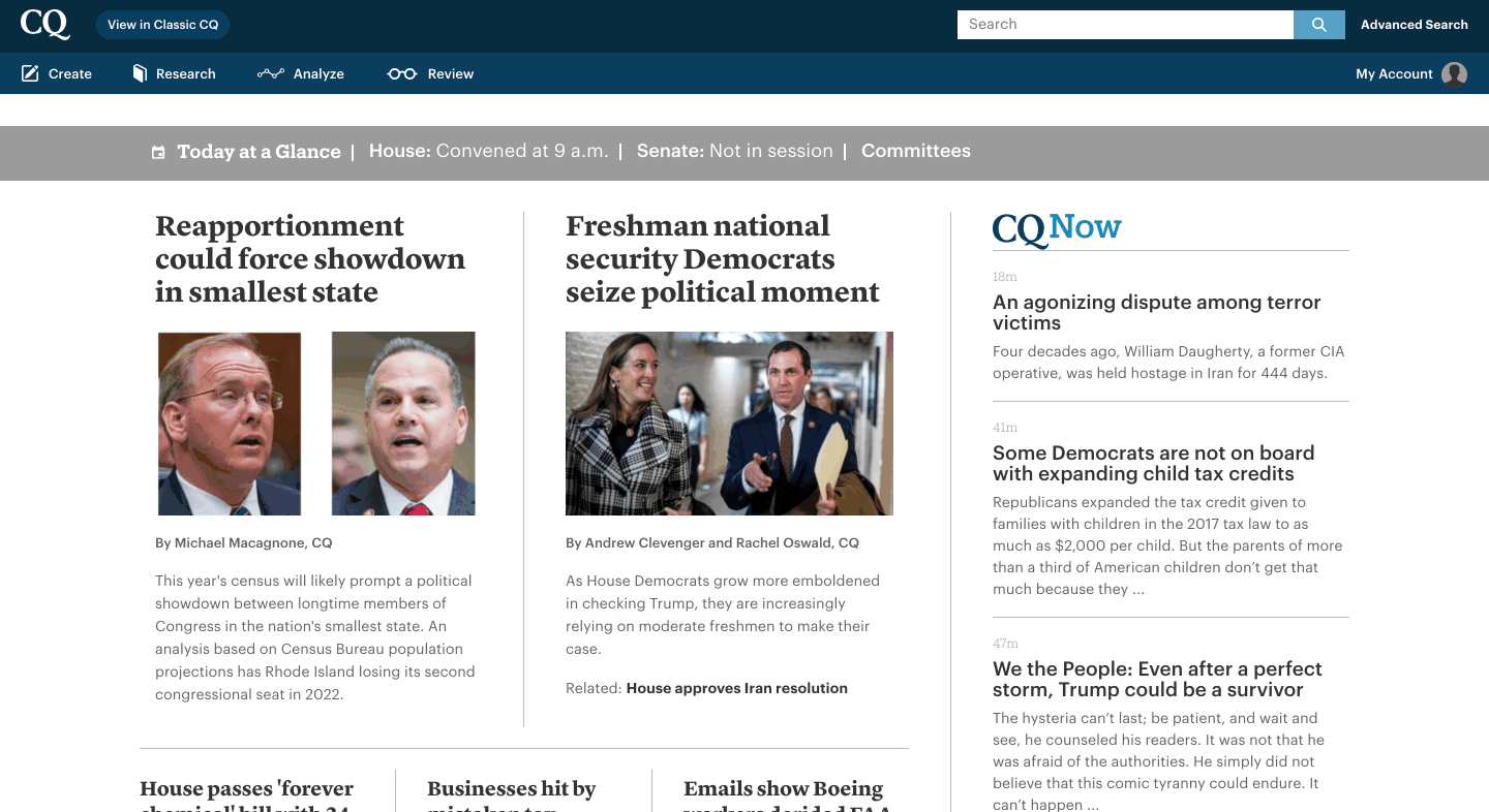 Building a Member Fact Sheet – CQ